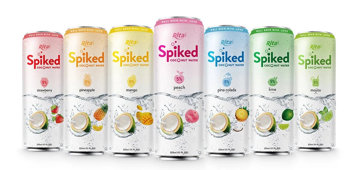 Spiked Coconut Water with Strawberry - US Beverage Supplier