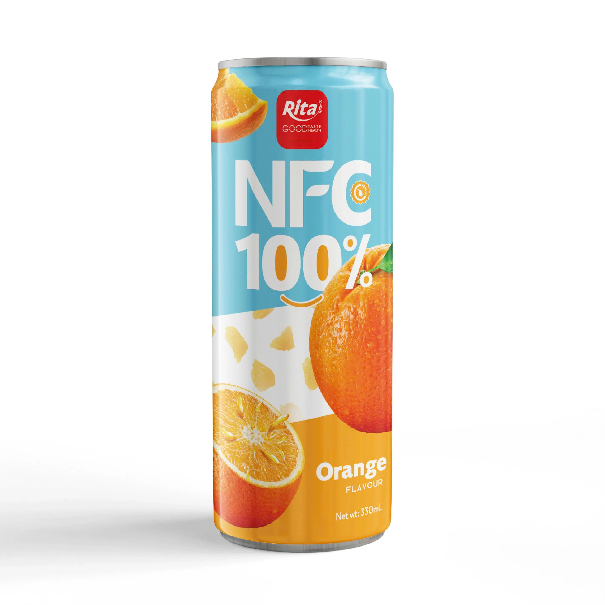 Rita NFC 100% Orange Juice Drink 330ml Can - US Beverage Supplier
