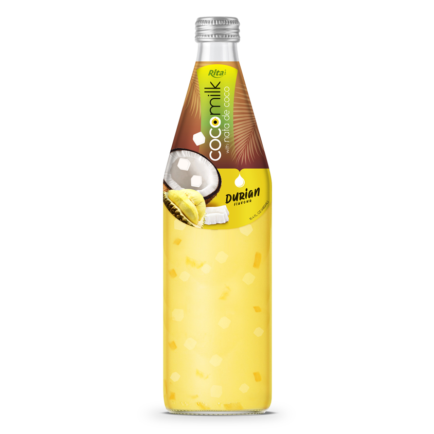 durian Coconut milk with nata de coco 485ml - US Beverage Supplier