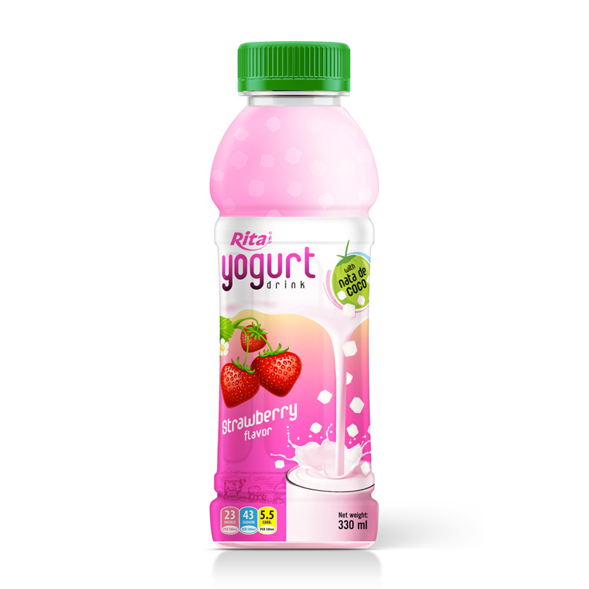 330ml Yogurt Strawberry drink brand - US Beverage Supplier